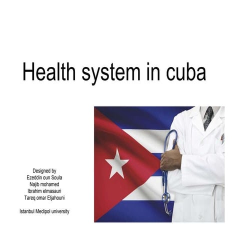 Cuba health system | PPTX