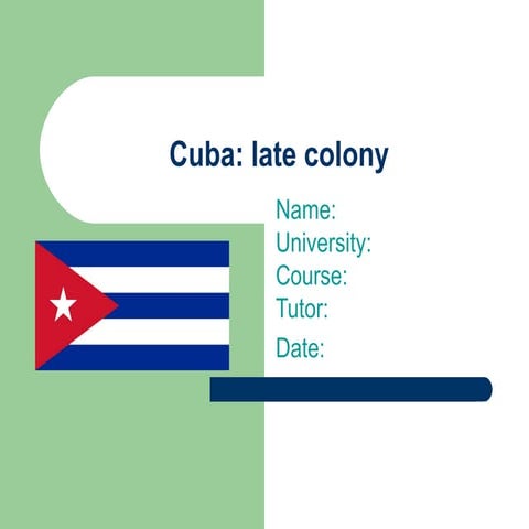 Presentation on cuba | PPTX