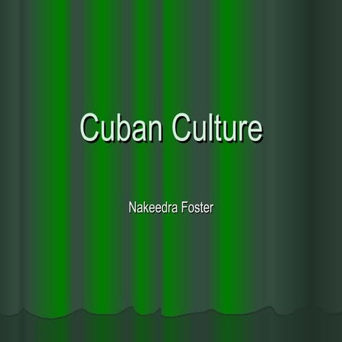 Cuban culture | PPT