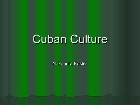 Presentation on cuba | PPTX | South America Travel | Travel Locations
