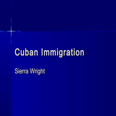 Cuban immigration | PPT