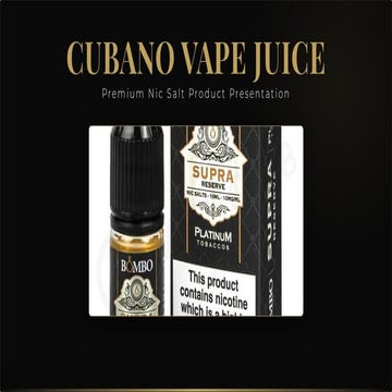 Cubano Liquid – Rich Cuban Tobacco Inspired Vape Juice | PPTX
