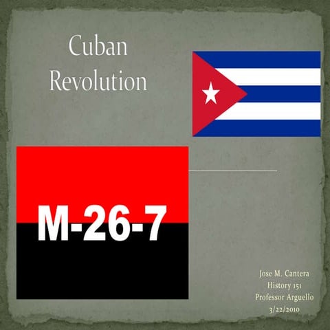 The Cuban Revolution | PPT