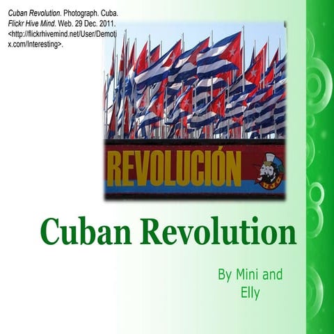 Cuban Revolution | PPT