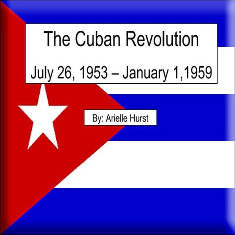 Cuban revolution 1953 1959 | PPT