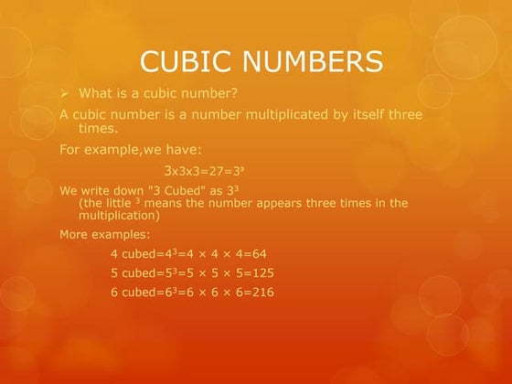 CLASS VIII MATHS CUBE AND CUBE ROOTS | PPT