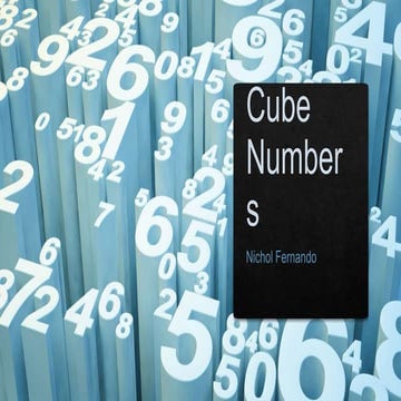 Cube numbers | PPT