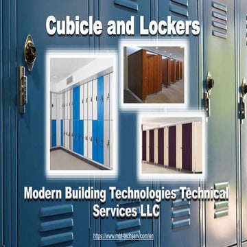 Cubicle and lockers | PPT