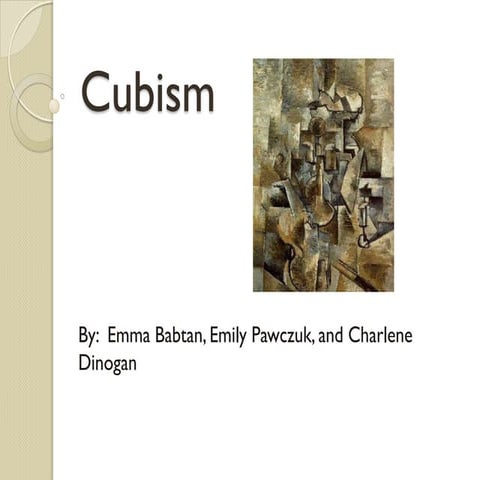 Cubism (4) | PDF