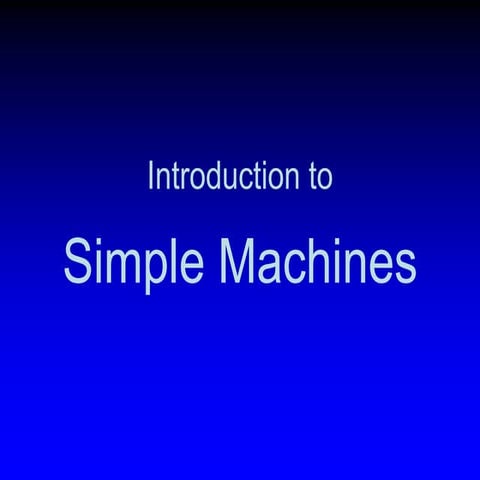 Simple Machine | PPT