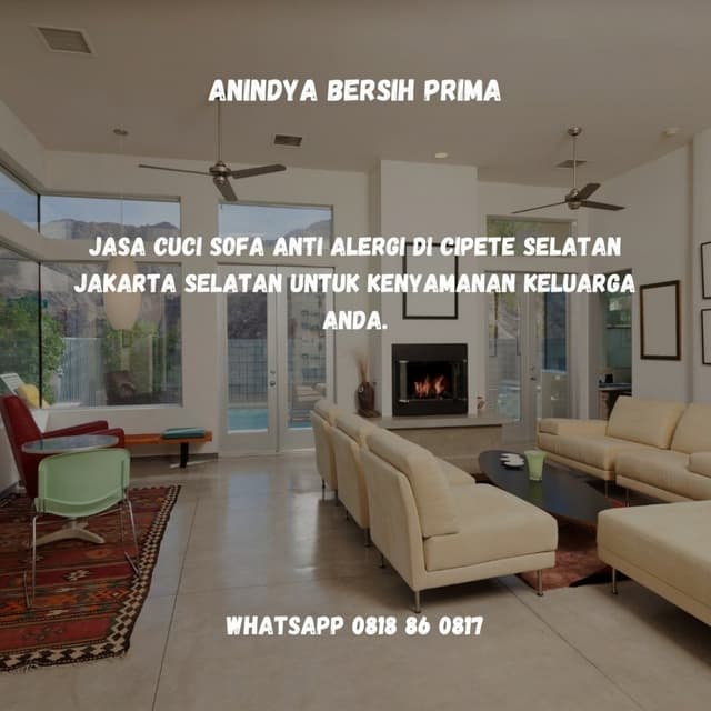 Cuci Sofa Anti Alergi di daerah Cipete Selatan Jakarta Selatan | PDF