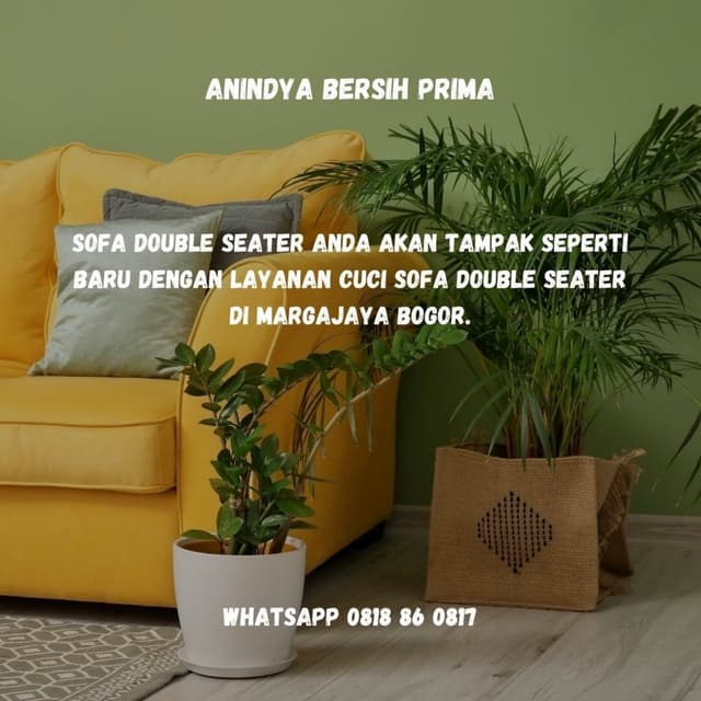 Cuci Sofa Double Seater di Margajaya Bogor | PDF