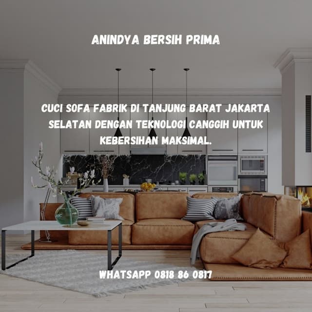 Cuci Sofa Fabrik di daerah Tanjung Barat Jakarta Selatan.PDF