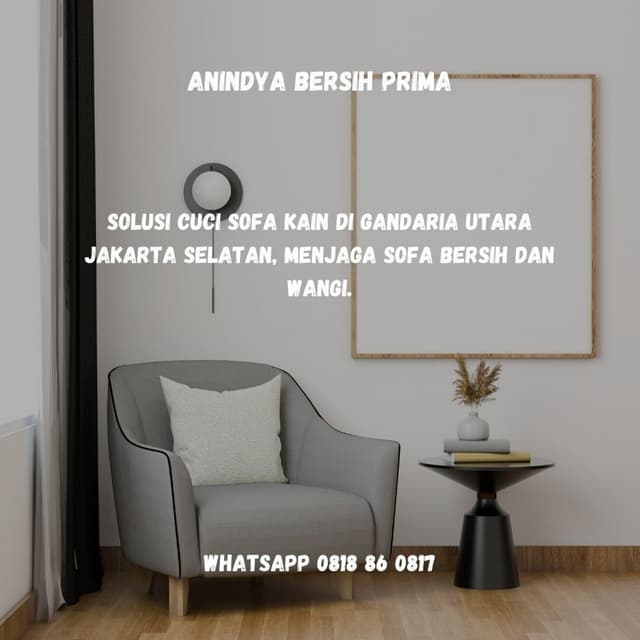 Cuci Sofa Kain di daerah Gandaria Utara Jakarta Selatan | PDF