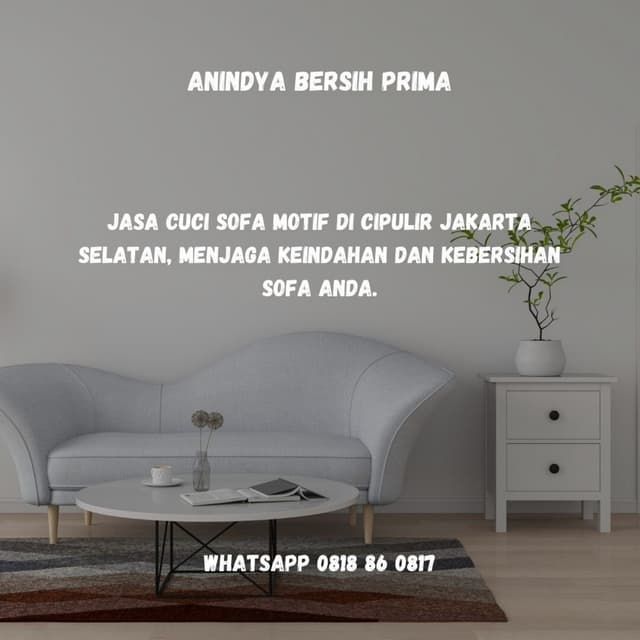 Cuci Sofa Motif di daerah Cipulir Jakarta Selatan | PDF