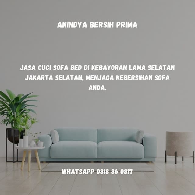 Cuci Sofa Sofa Bed di daerah Kebayoran Lama Selatan Jakarta Selatan | PDF