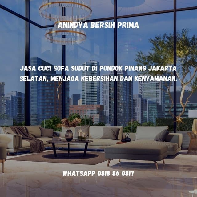 Cuci Sofa Sudut di daerah Pondok Pinang Jakarta Selatan | PDF