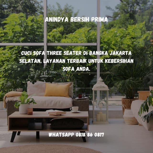 Cuci Sofa Three Seater di daerah Bangka Jakarta Selatan | PDF
