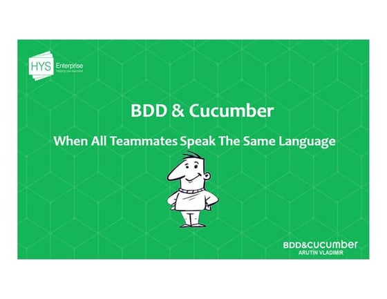 Bdd With Cucumber And Java Ppt 7234