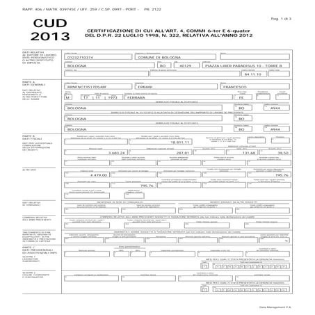 Cud 2013 | PDF