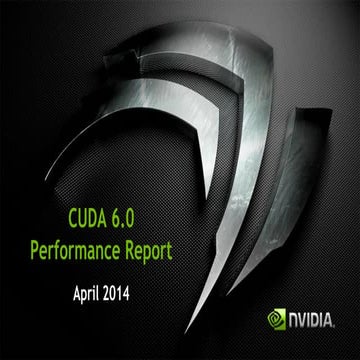 Cuda 6 performance_report | PPT