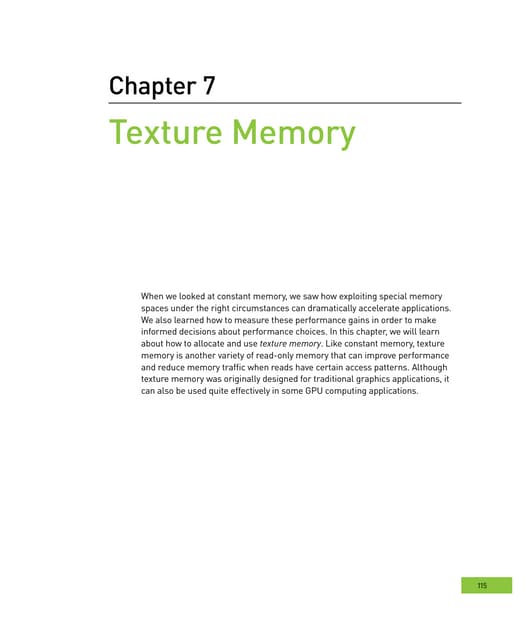Cuda By Example Texture Memory Notes Pdf