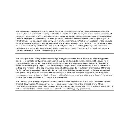 Cue cards script | PDF