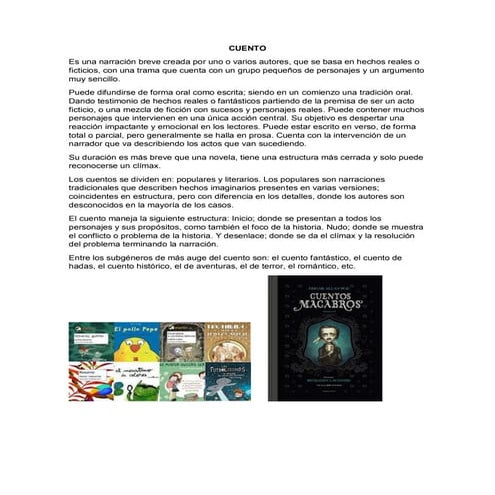 Definicion de cuento | PDF