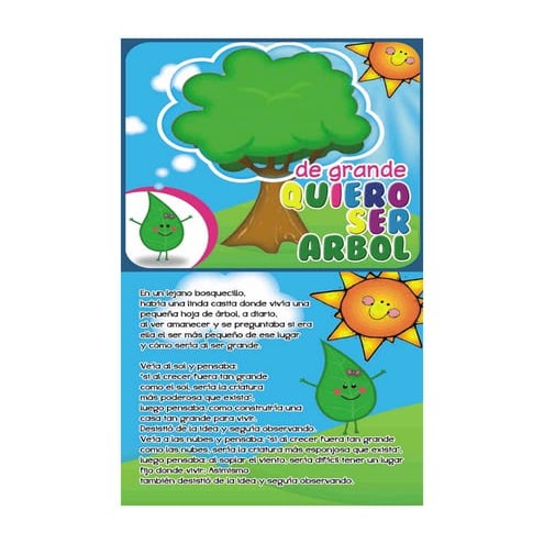 Cuento de grande quiero ser arbol | PDF