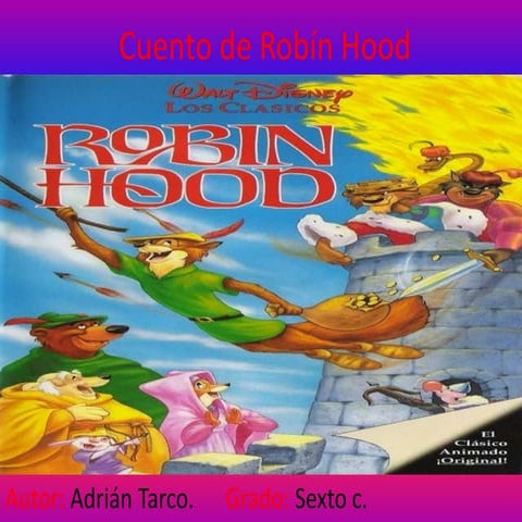 Cuento de robin hood de adrian tarco c | PPTX