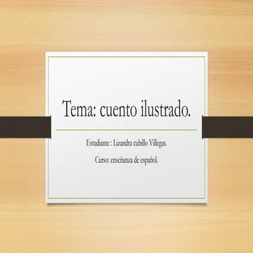 cuento ilustrado de español..pptx