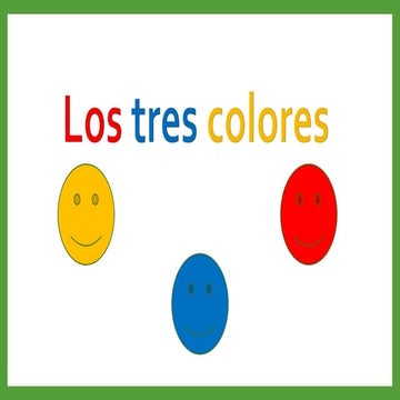 Cuento los tres colores | PPTX