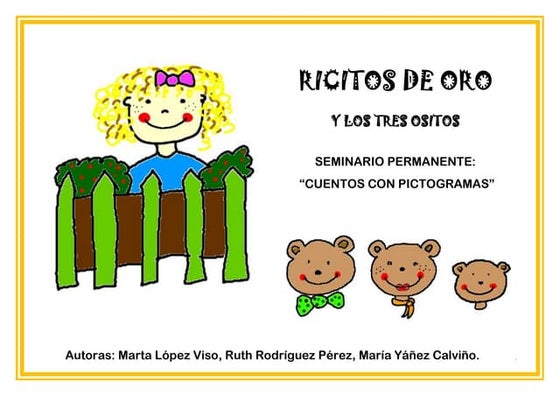 Ricitos De Oro Y Los Tres Osos Libro Imprimible Ricitos De Oro Y Los