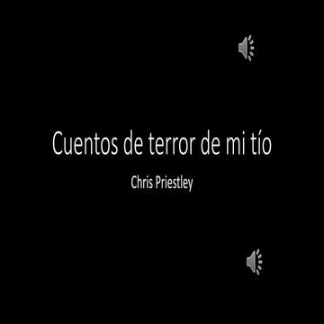 Cuentos de terror de mi tío | PPSX