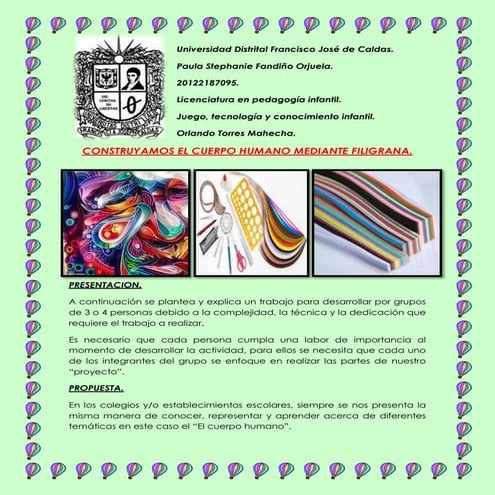 Cuerpo humano en filigrana. | DOCX
