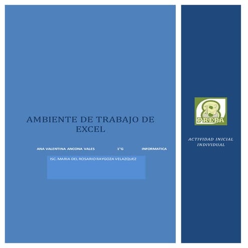 Cuestionario ambiente excel valentina ancona | DOCX | Computing | Technology & Computing