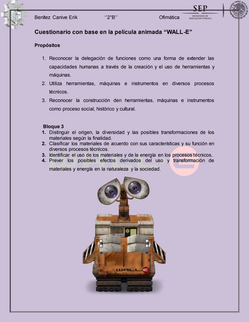 Wall e esquema web | PDF