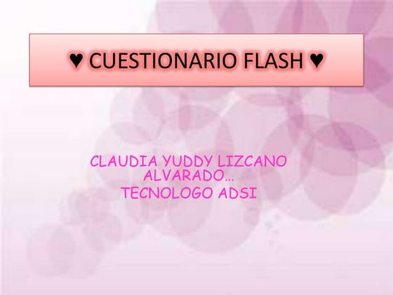 Introducción flash | PPT | Technology & Computing