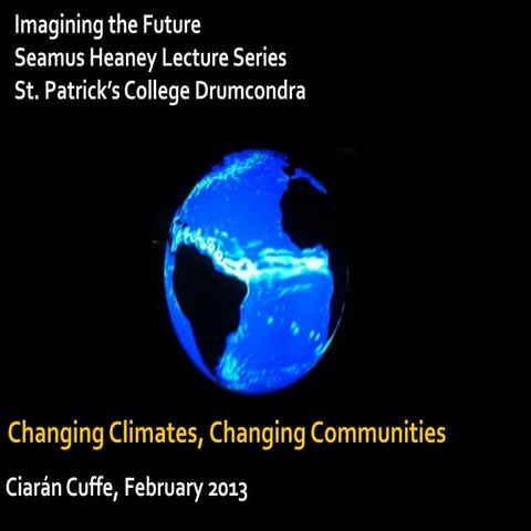 Changing climates, changing communities | PPTX