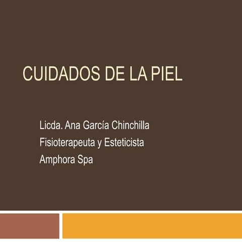 Cuidados de la piel | PPTX