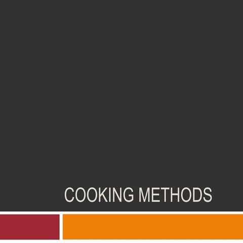 cooking methods | PPT