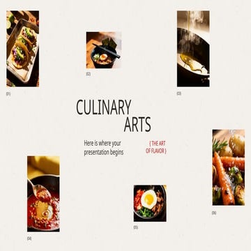 Culinary Arts by Slidesgo a presentation template of culinary arts | PPTX