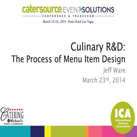Culinary R&D | PPT