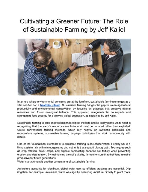 Agroforestry - Benefits & its importance | PDF