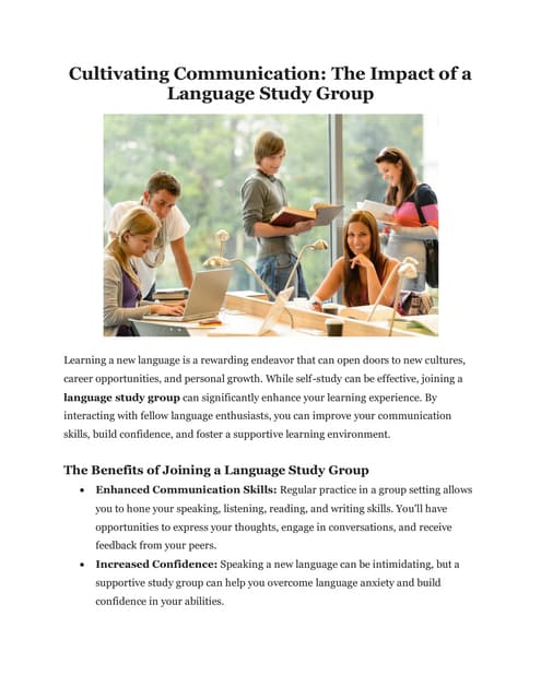 Tips for Improving English and Communication Skills | PDF