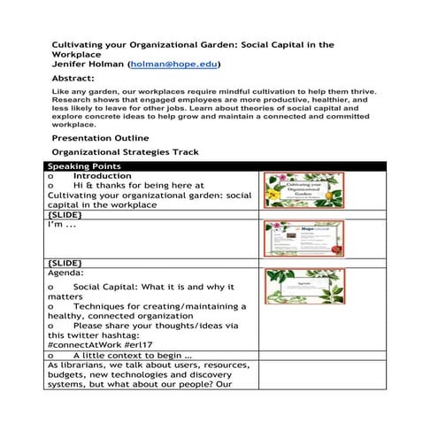 SOCIAL SUSTAINABILITY SOCIAL CAPITAL | PDF