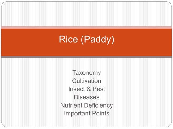 Families.. of plants and there characters ppt | PPT