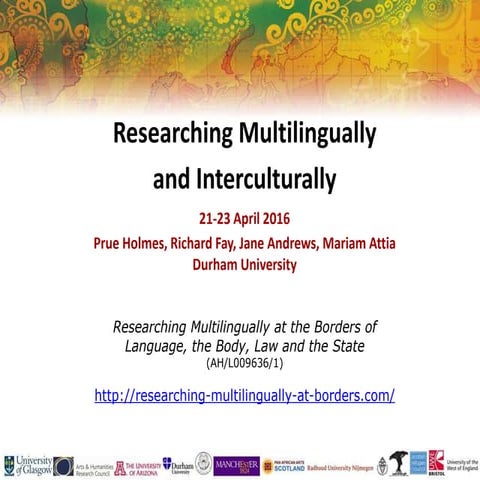 Case study 4 - Brussels June 2015 Slides (C. Warner) | PPTX
