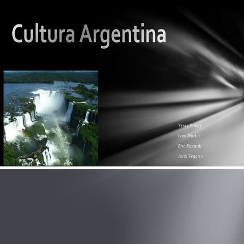 Cultura argentina | PPTX