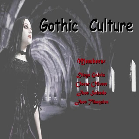 Gothic Culture | PPT